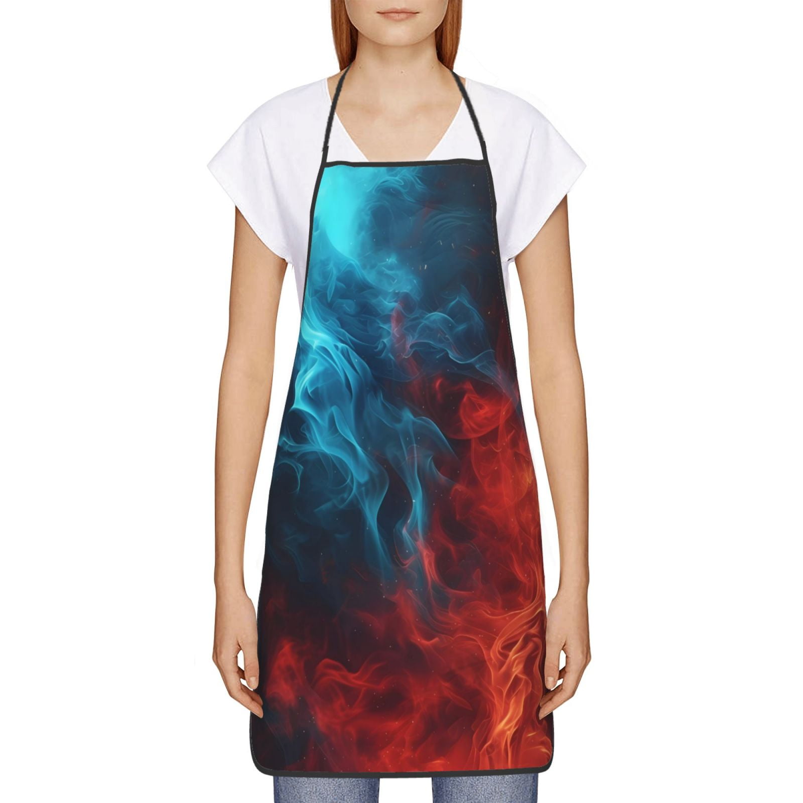 Goofa Bib Apron, Unisex Aprons Adjustable Waterdrop Resistant Cooking ...
