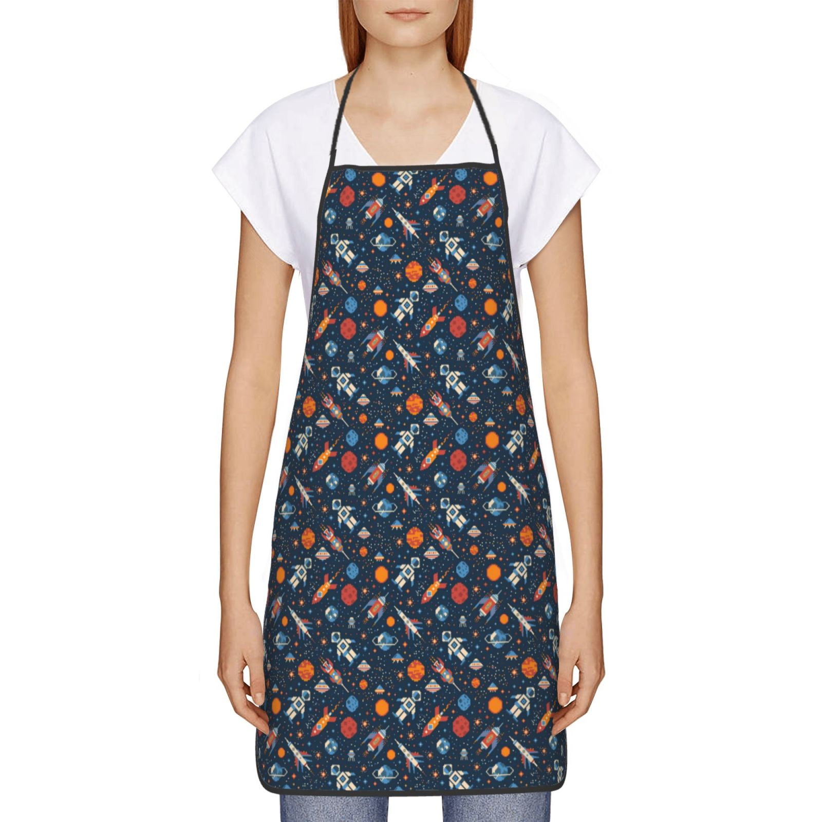 Goofa Bib Apron, Unisex Aprons Adjustable Waterdrop Resistant Cooking ...