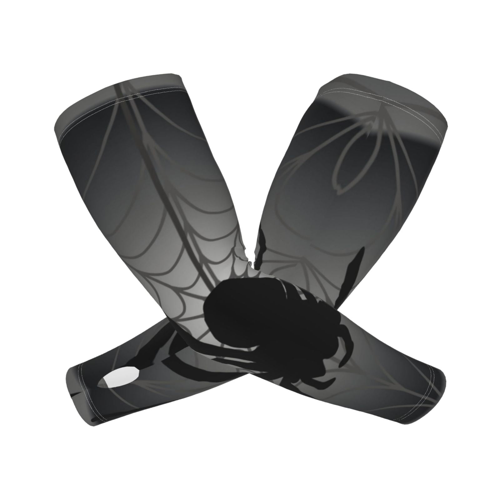Goofa Black Spiders Pattern UV Sun Protection Arm Sleeves, UPF 50 ...