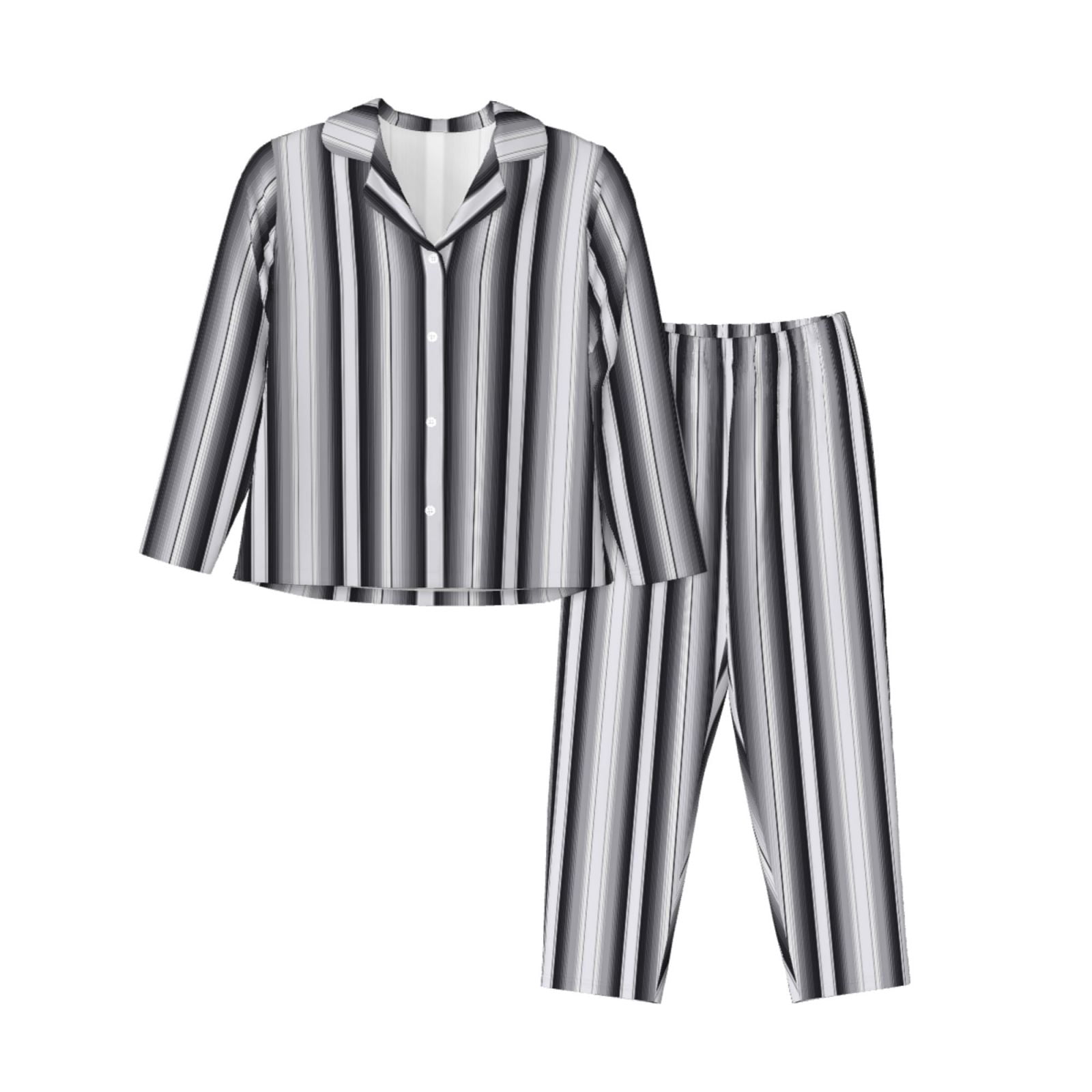 Goofa Black White Gray Mexican Blanket Serape Stripes Printed Women’s 2 ...