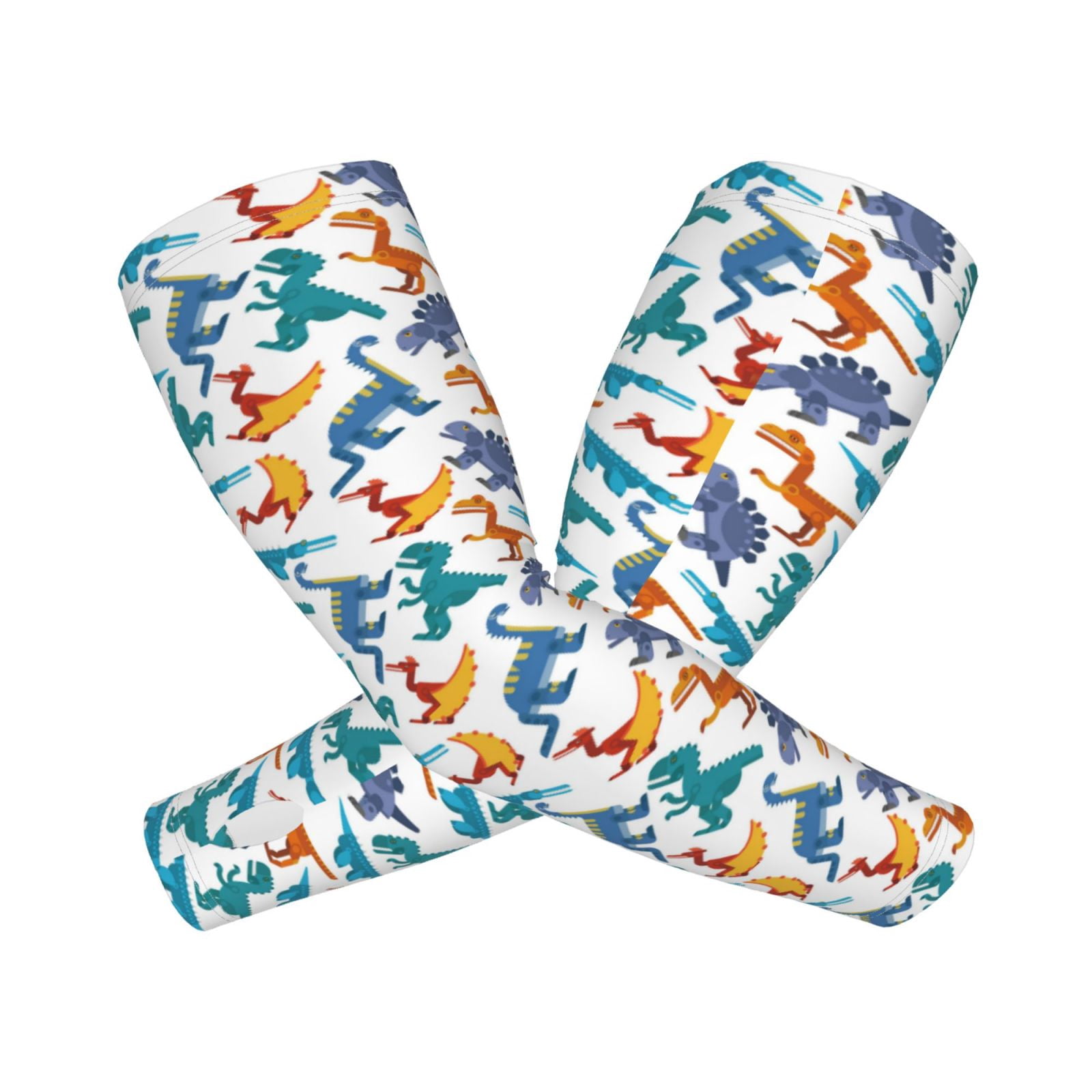 Goofa Block Dinosaur Pattern UV Sun Protection Arm Sleeves, UPF 50 ...