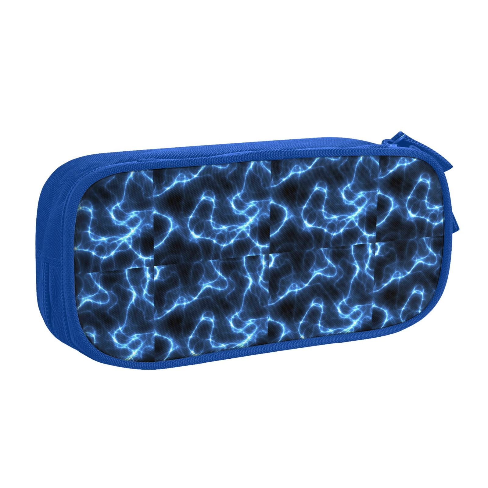 Goofa Blue Lightning Pattern Big Capacity Pencil Pen Case Office ...