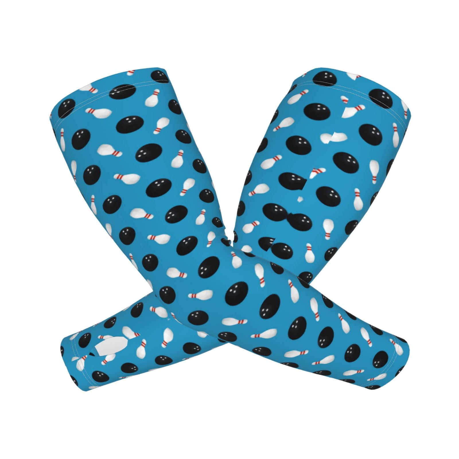 Goofa Bowling Balls Pattern UV Sun Protection Arm Sleeves, UPF 50 ...