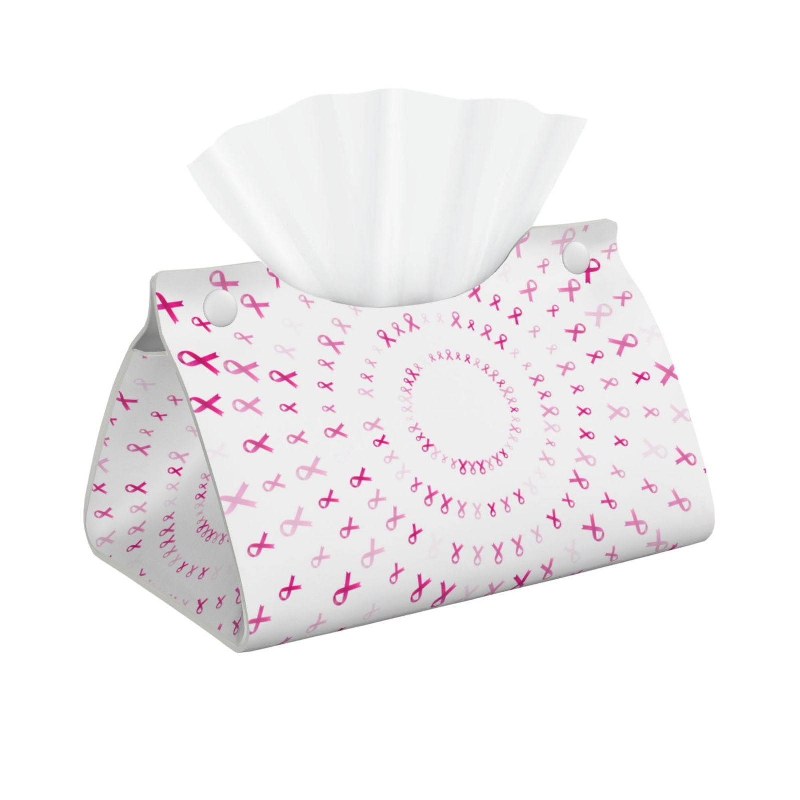 Goofa Breast Cancer Awareness (4) Pattern Triangle Square Tissue Box ...