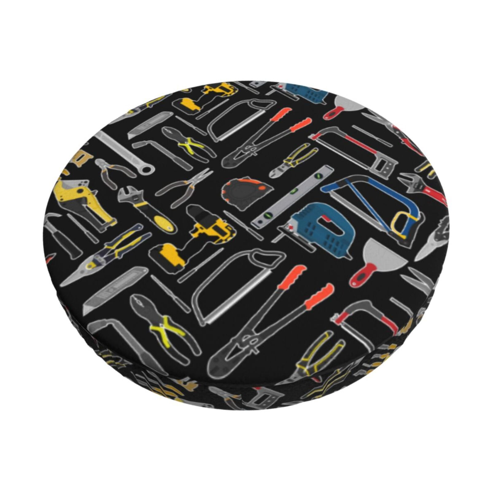 Goofa Building hand tools Printed Stool Covers Round, Waterproof Round ...