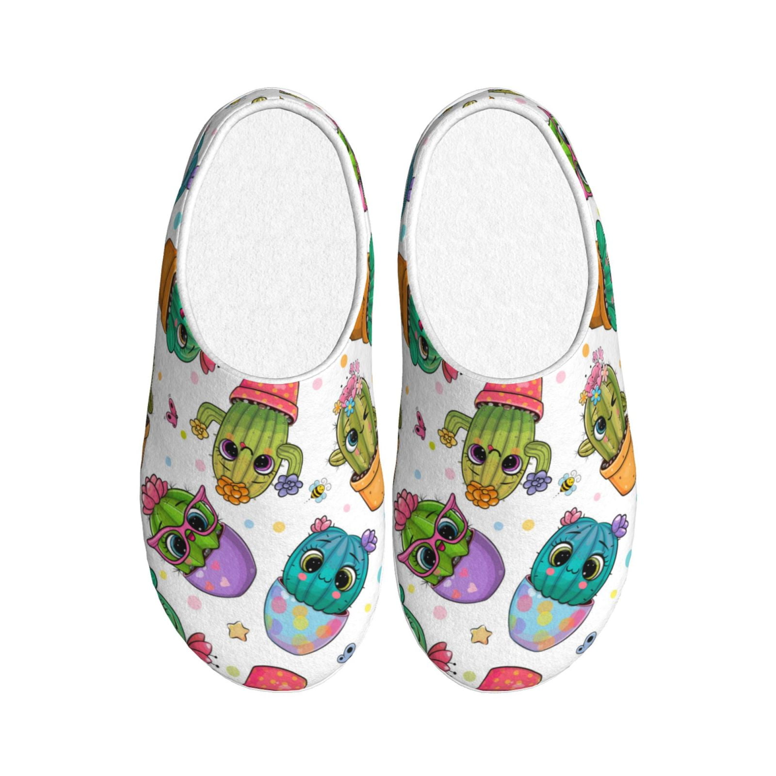 Goofa Cactus And Insects Print Womens Mens Cotton Lightweight House ...