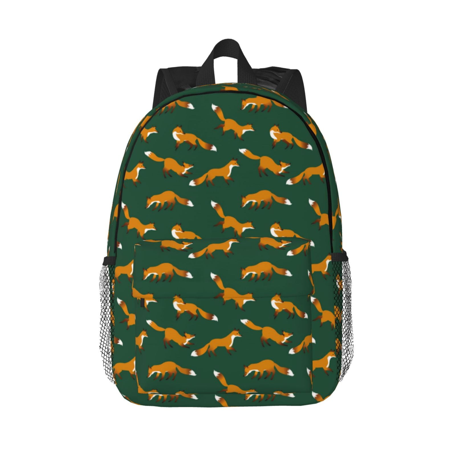 Goofa Cartoon Fox 1 Pattern Lightweight Student Backpack for School ...