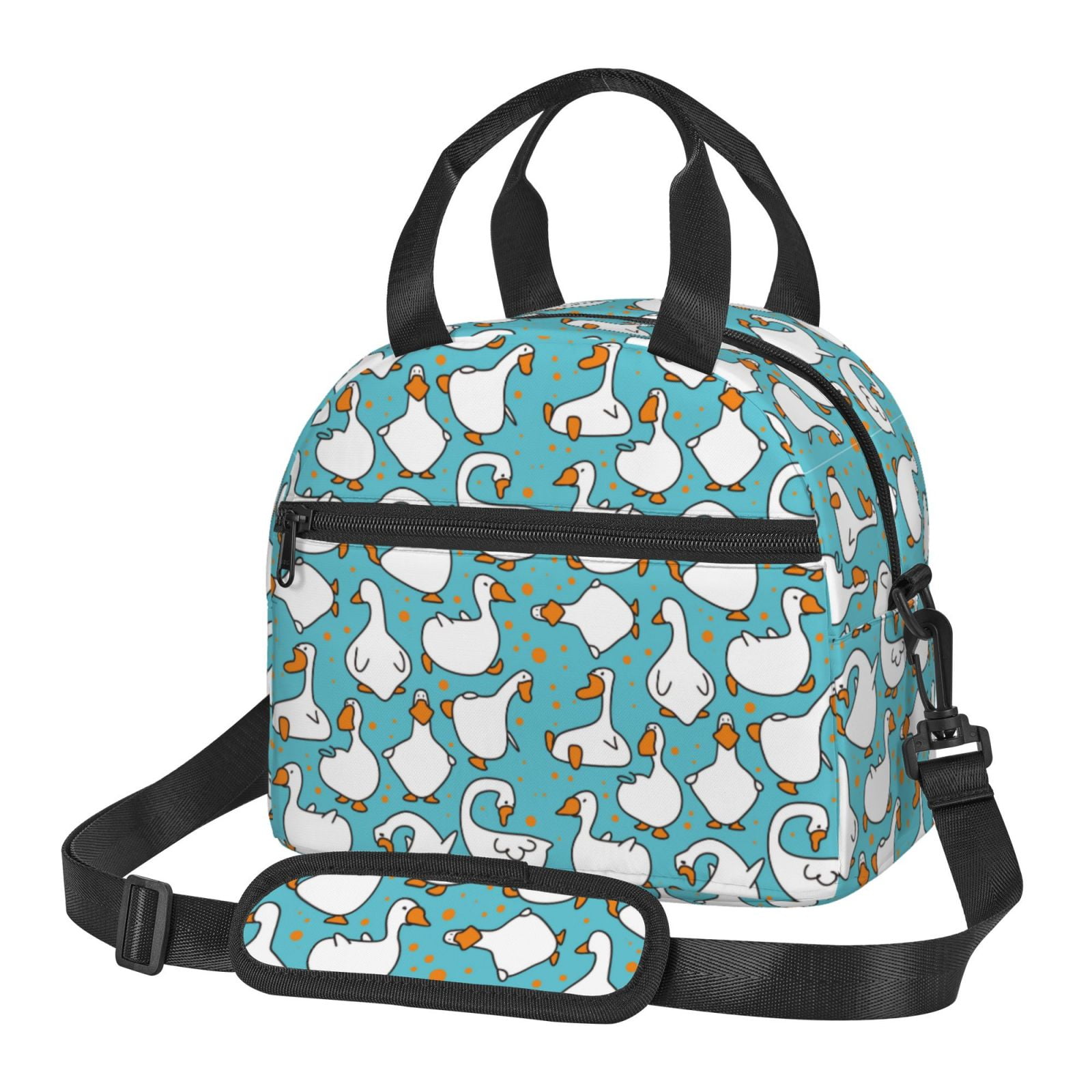 Goofa Cartoon Funny Goose Pattern Lunch Bag ,Insulated Lunch Box, Small ...