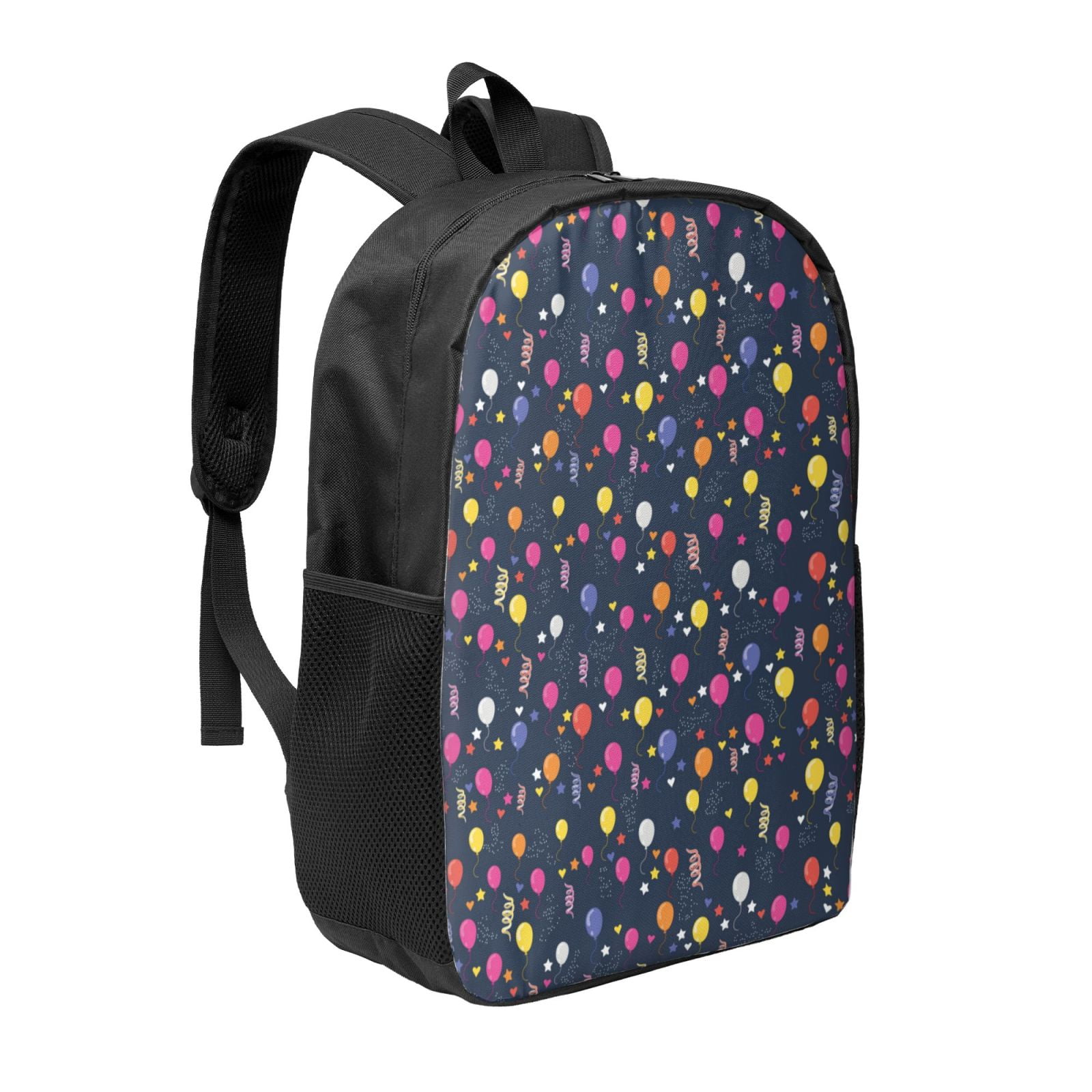 Goofa Colored Balloons Pattern 17in Student Backpack - School, Travel ...