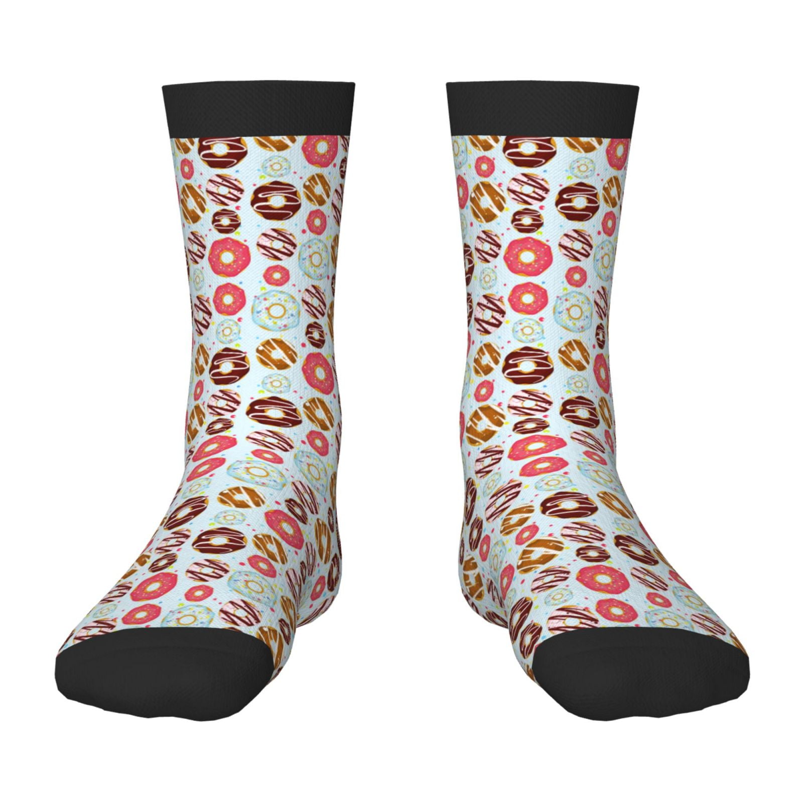 Goofa Colorful Donuts Pattern Children's Crew Socks, Kids' Daily Wear and Sports Socks ...