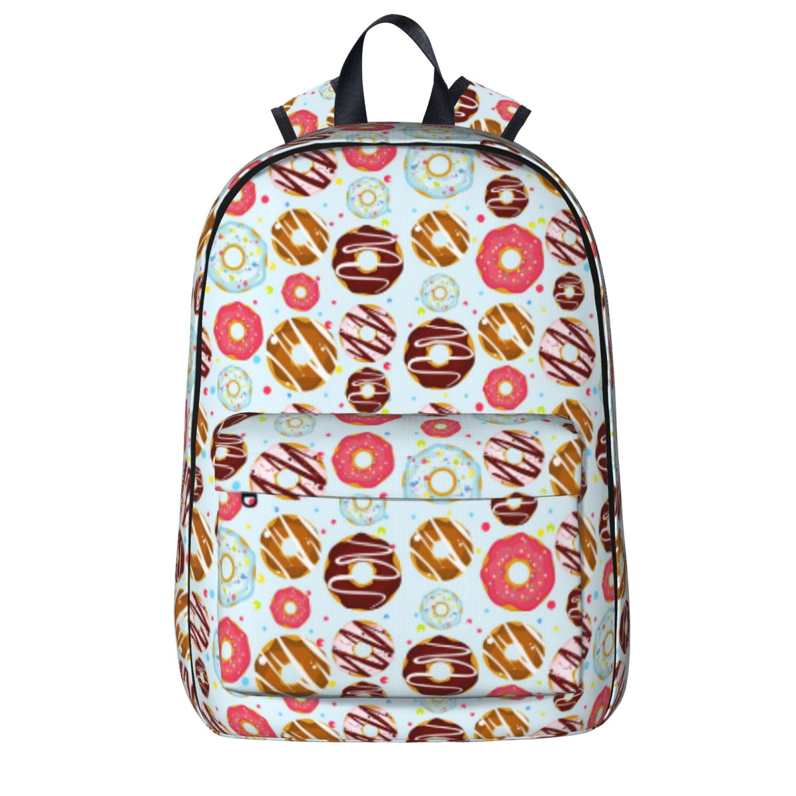 Goofa Colorful Donuts Printed Backpack,Laptop Backpack,Durable Anti ...