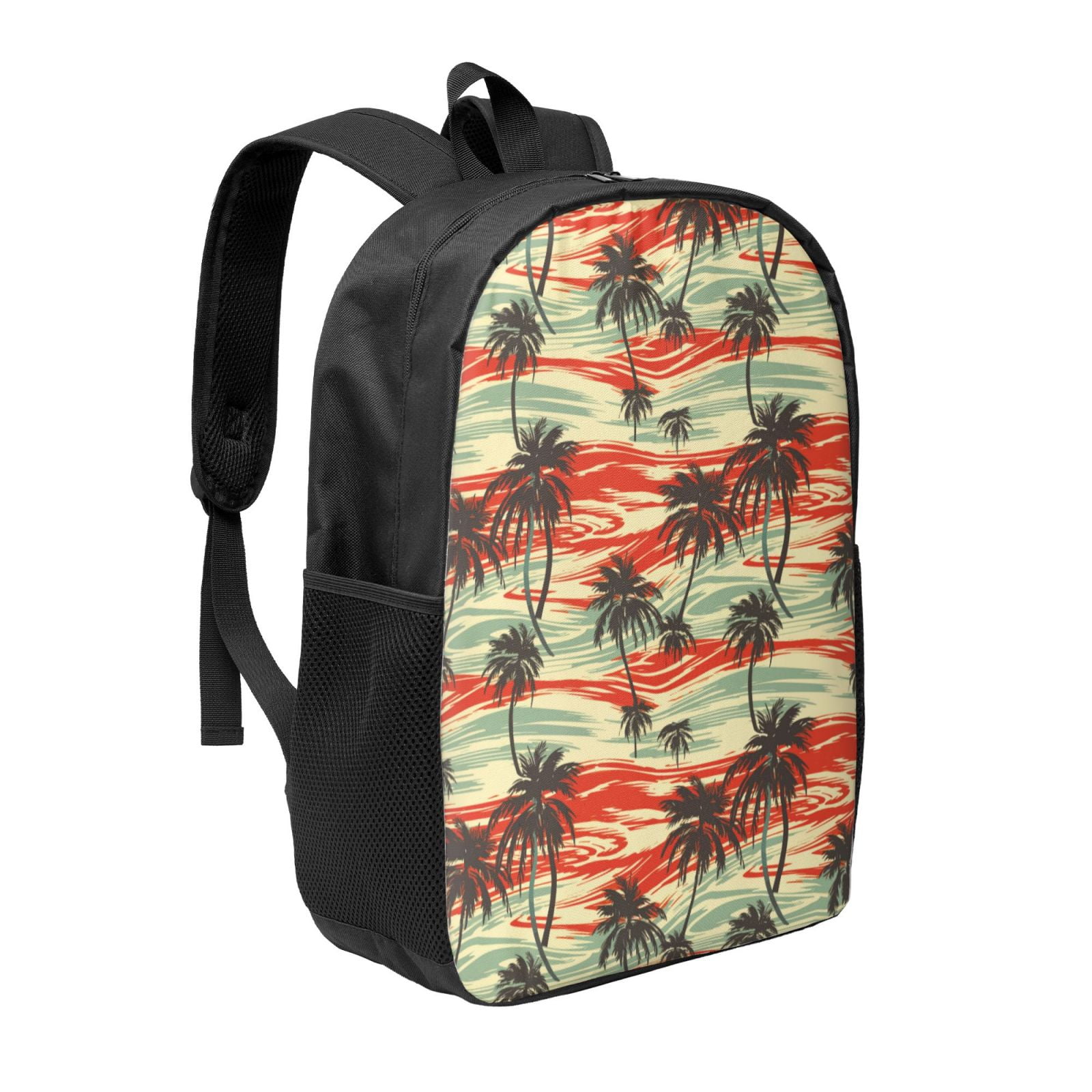 Goofa Colorful Hawaii Palms Pattern 17in Student Backpack - School ...