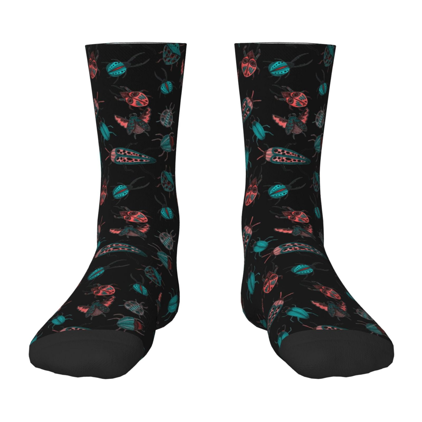 Goofa Colorful Insect Pattern Children's Crew Socks, Kids' Daily Wear ...