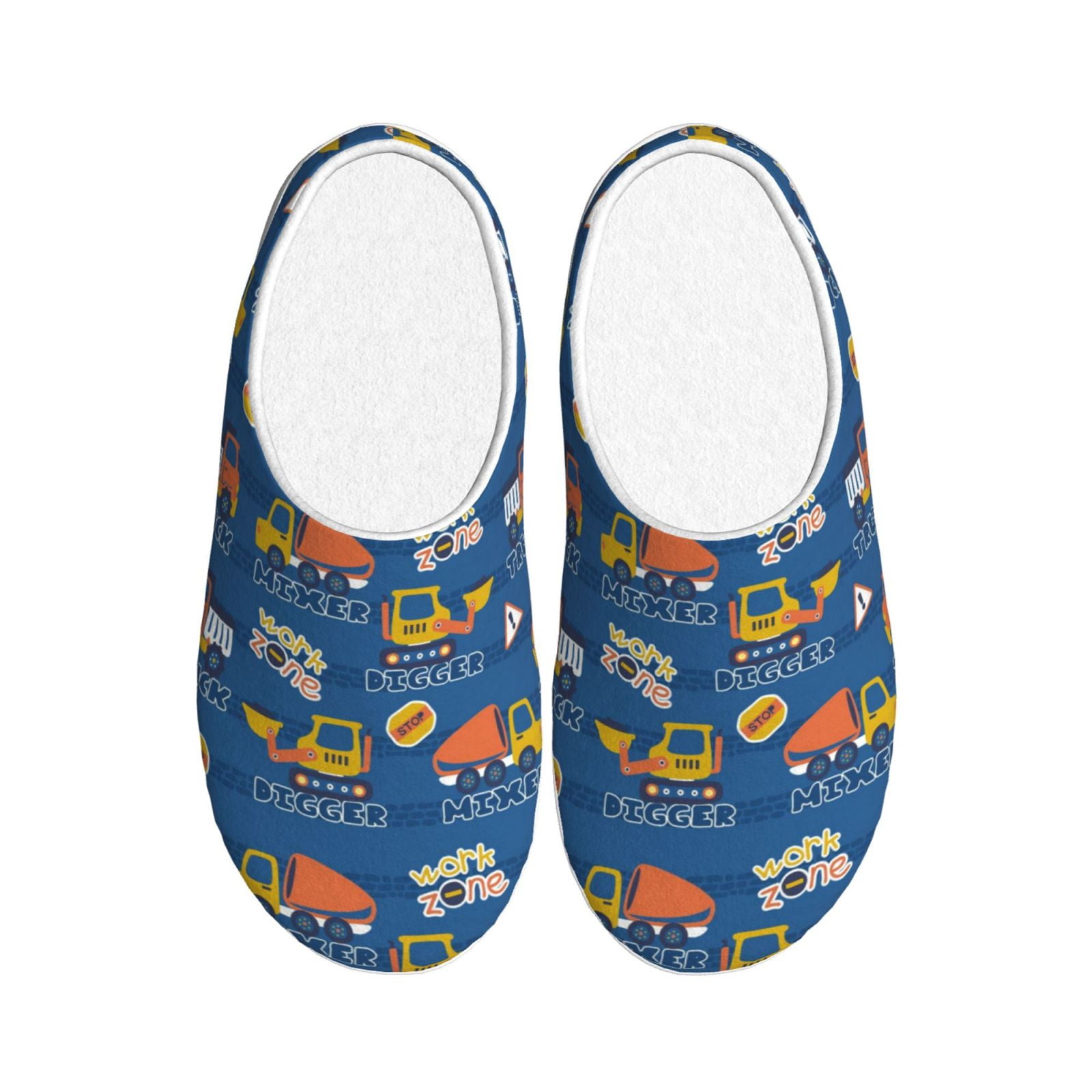 Goofa Construction Vehicles Print Womens Mens Cotton Lightweight House ...
