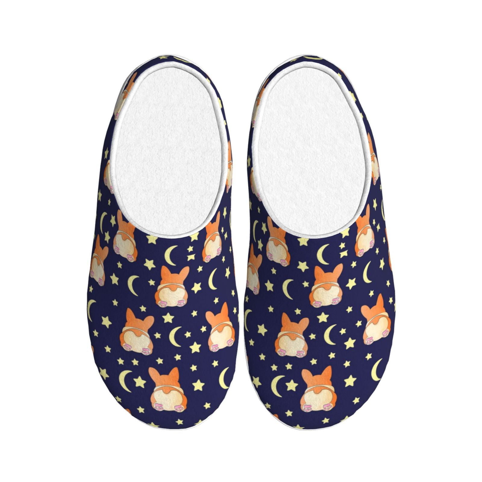 Goofa Corgi Lying With Moons And Stars Print Womens Mens Cotton ...