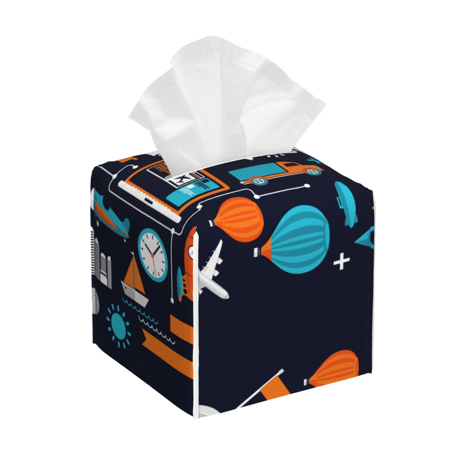 Goofa Creative Transport Tissue Box Cover PVC Leather Tissue Holder ...