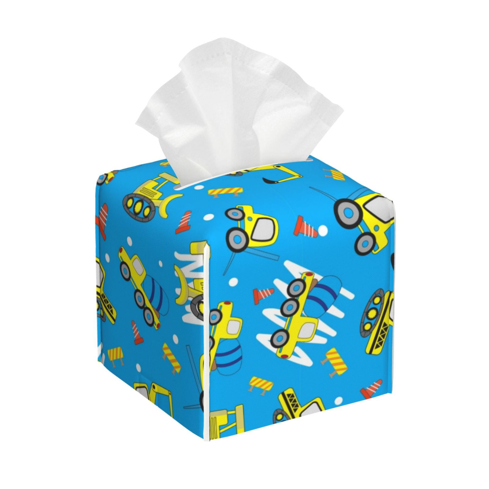Goofa Cute Car Cartoon Tissue Box Cover PVC Leather Tissue Holder ...