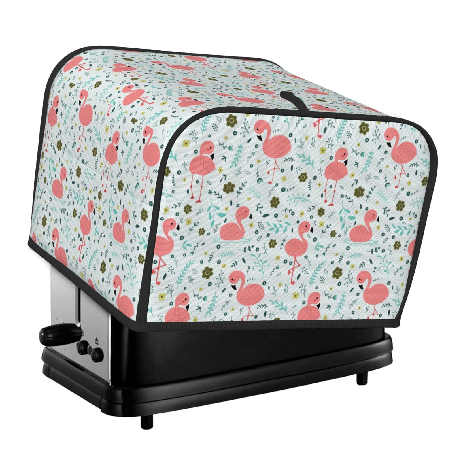 Goofa Cute Flamingo Print Toaster Cover 4 Slice, Four Slice Bread ...