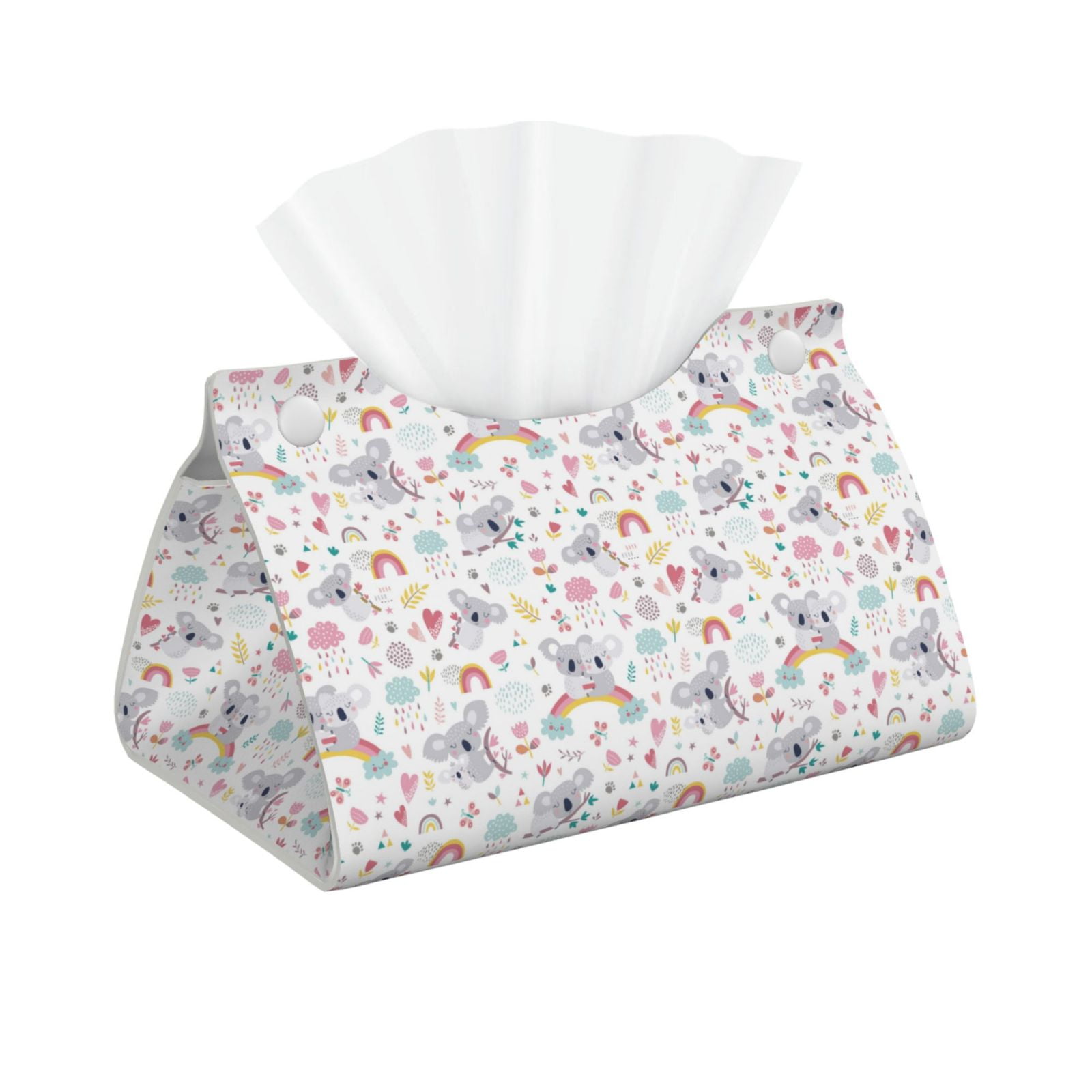 Goofa Cute Koala Pattern Triangle Square Tissue Box Cover, Modern PVC ...