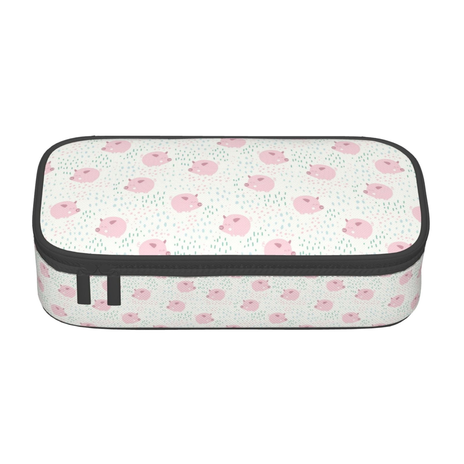 Goofa Cute Pigs Pattern Pencil Case, Multi- Slot Pencil Pouch, Portable ...