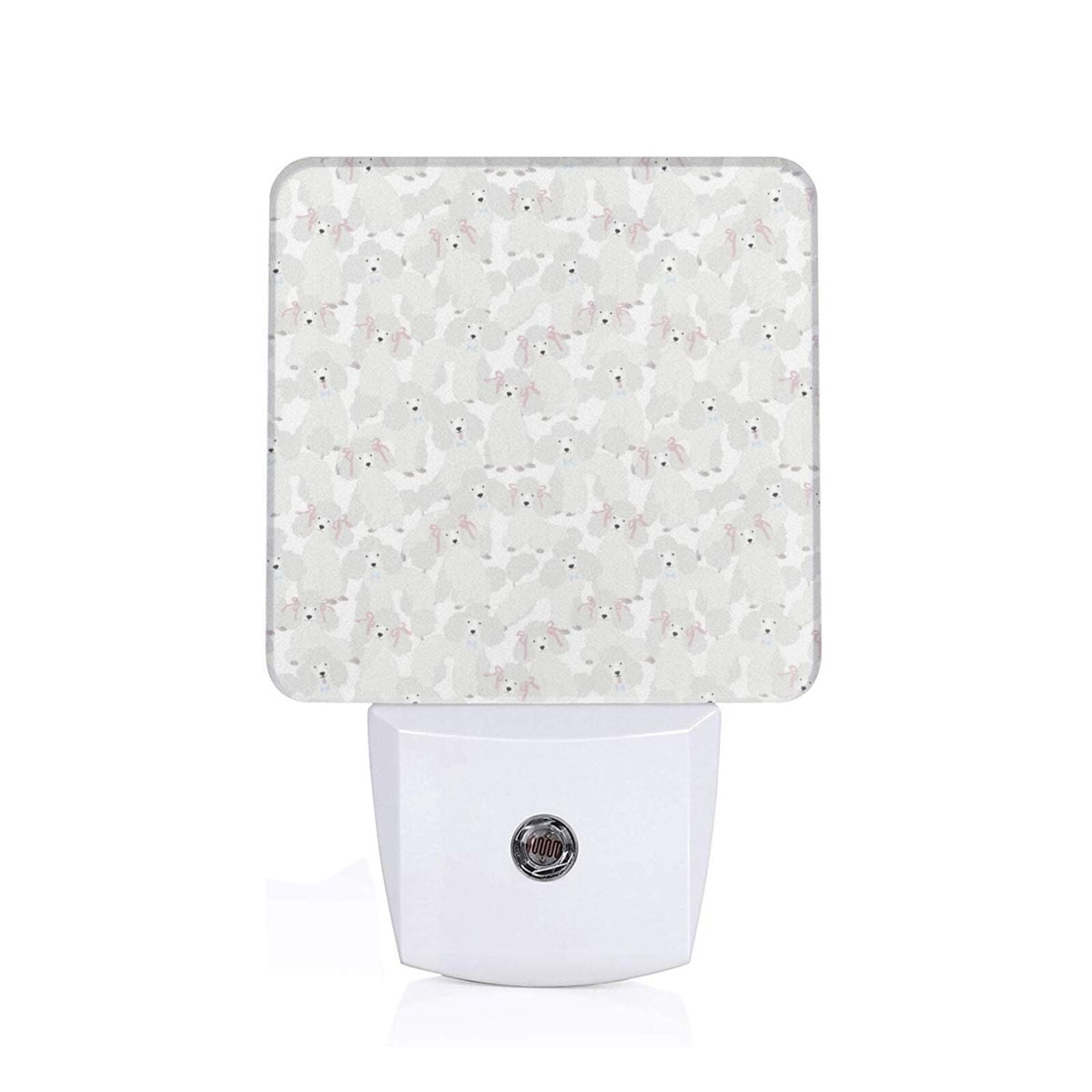 Goofa Cute Poodle Dog Night Light, Plug-in, Dusk to Dawn Sensor, Warm ...