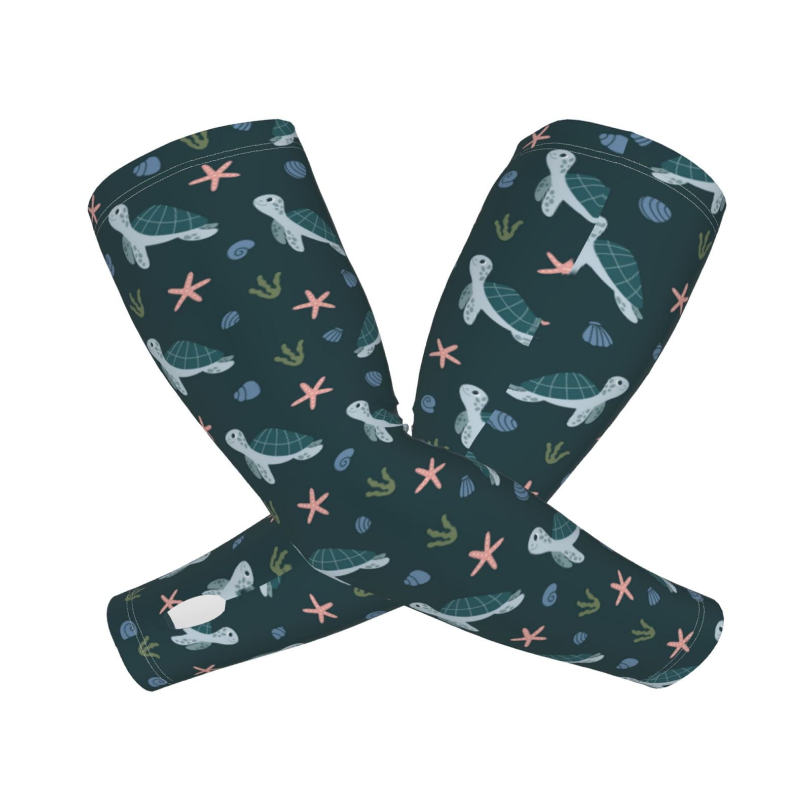 Goofa Cute Turtle Pattern UV Sun Protection Arm Sleeves, UPF 50 Sports ...