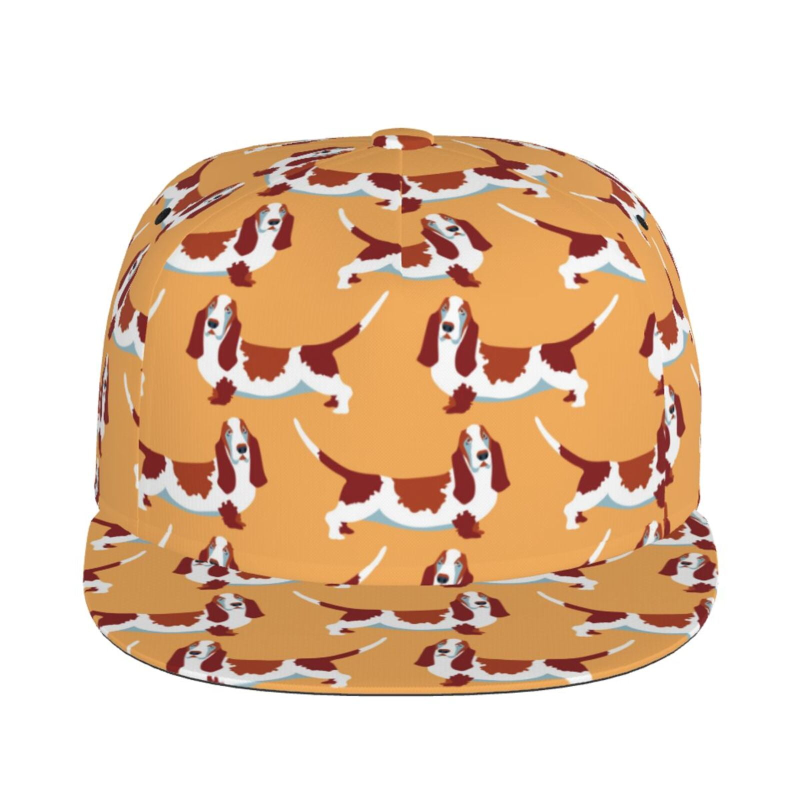 Goofa Dachshund Dog Puppy Printed Men's Baseball Cap,Straight Brim Hat ...