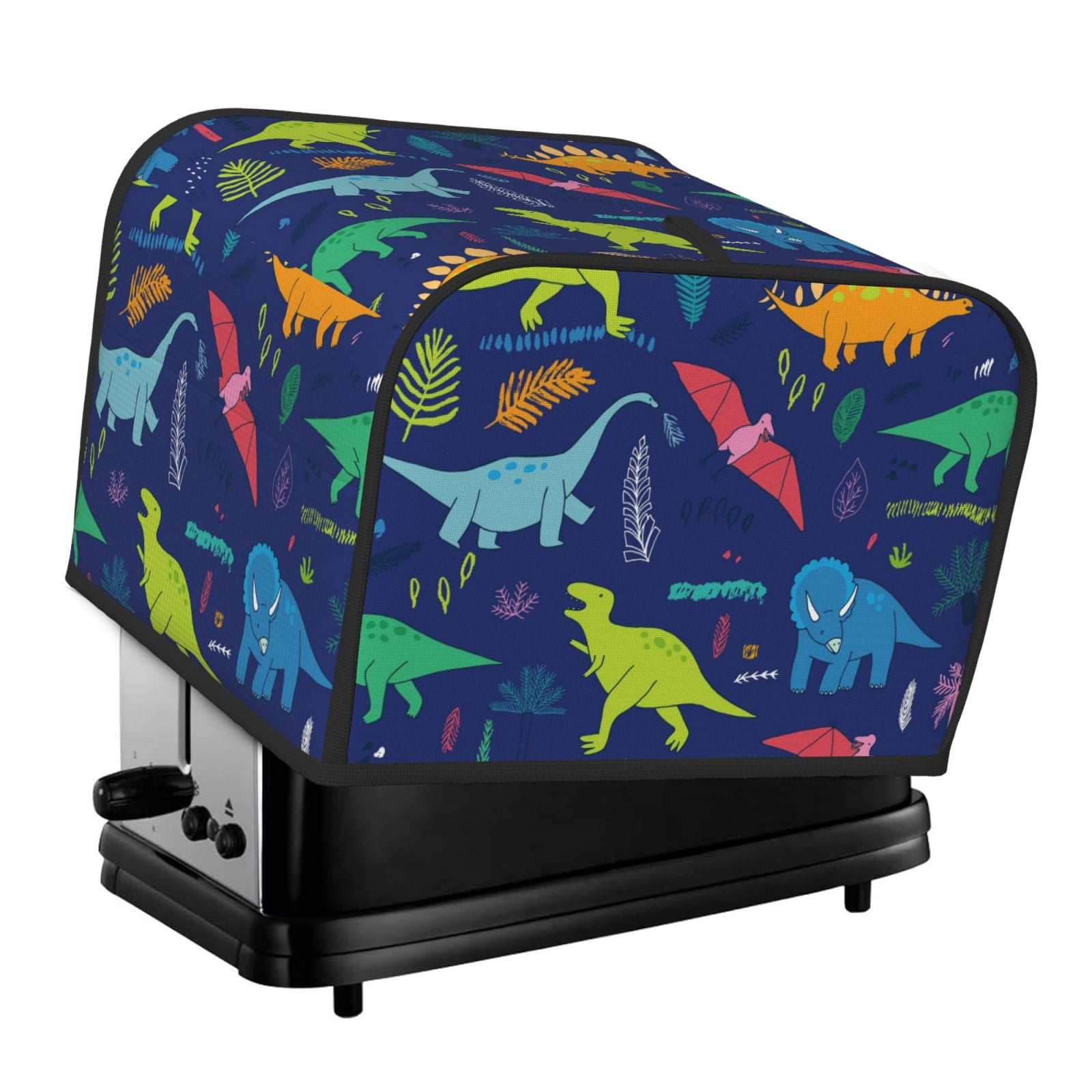 Goofa Dinosaurs Print Toaster Cover 4 Slice, Four Slice Bread Machine ...