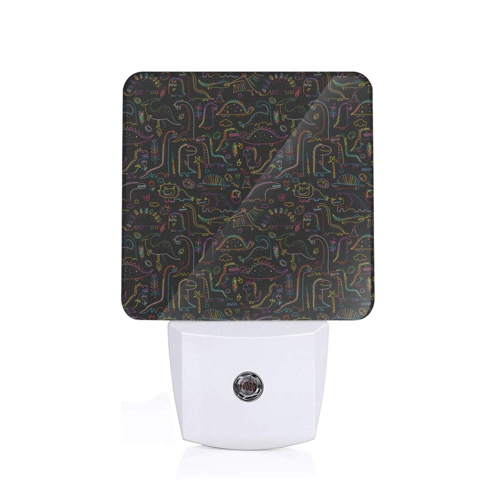 Goofa Doodle Dinosaur Night Light, Plug-in, Dusk to Dawn Sensor, Warm ...