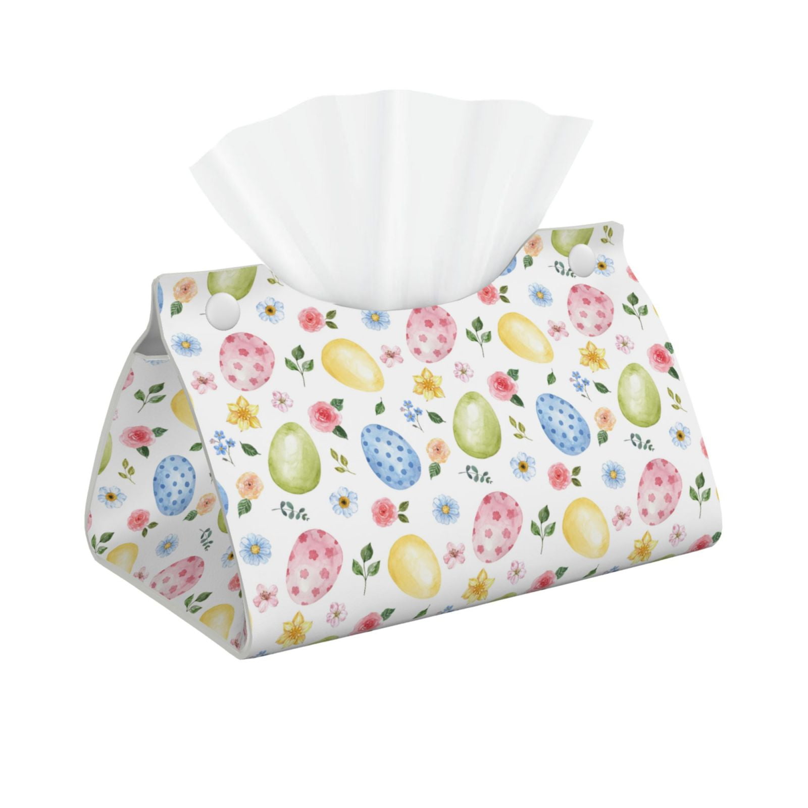 Goofa Easter Egg3 Pattern Triangle Square Tissue Box Cover, Modern PVC ...