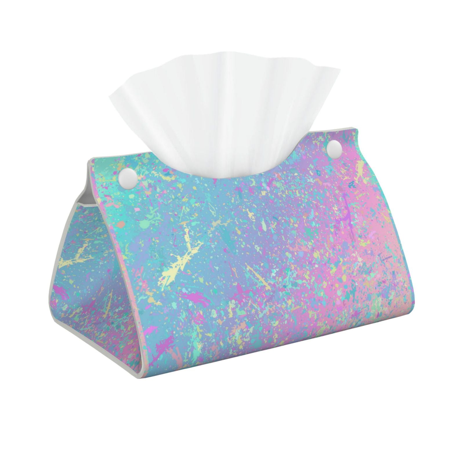 Goofa Fantasy Gradient Pattern Triangle Square Tissue Box Cover, Modern ...