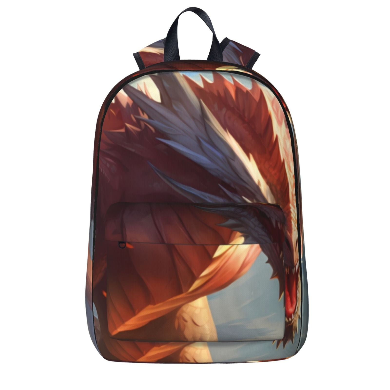 Goofa Ferocious Dragon Fury Printed Backpack,Laptop Backpack,Durable ...