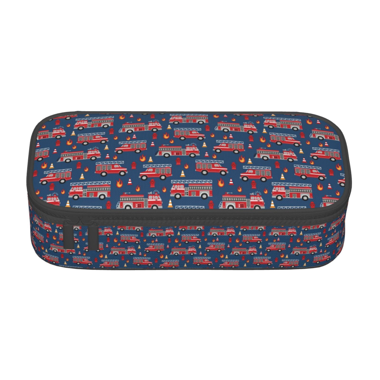 Goofa Fire Truck 1 Pattern Pencil Case, Multi- Slot Pencil Pouch ...