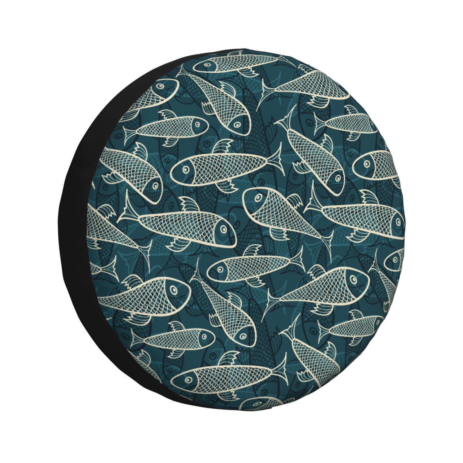 Goofa Fish Style Pattern Universal Tire Cover for Jeep, SUV, Truck, and ...