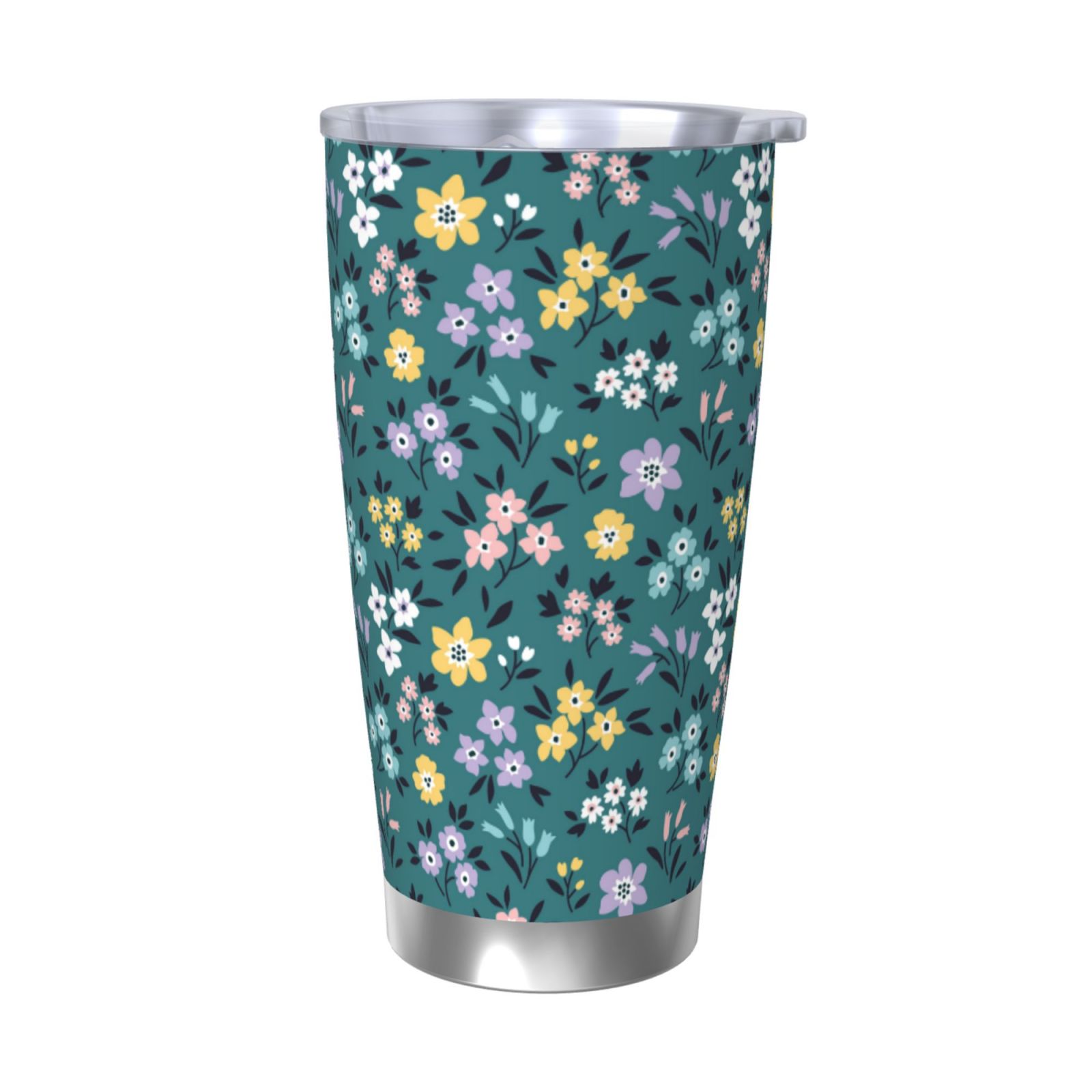 Goofa Floral for 20 oz Skinny Tumbler Stainless Steel Coffee Mug Slim ...
