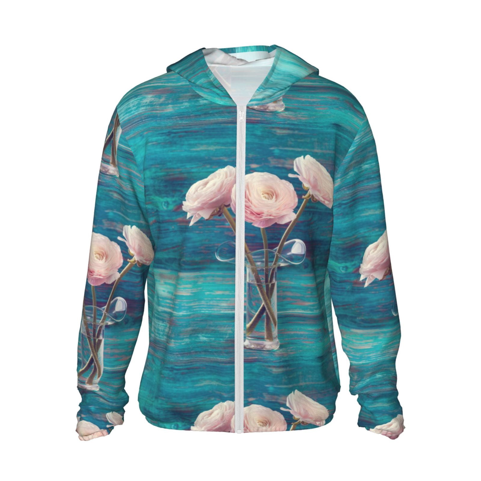 Goofa Flowers in Glass Vase Printed Women's UPF 50+ Sun Protection ...