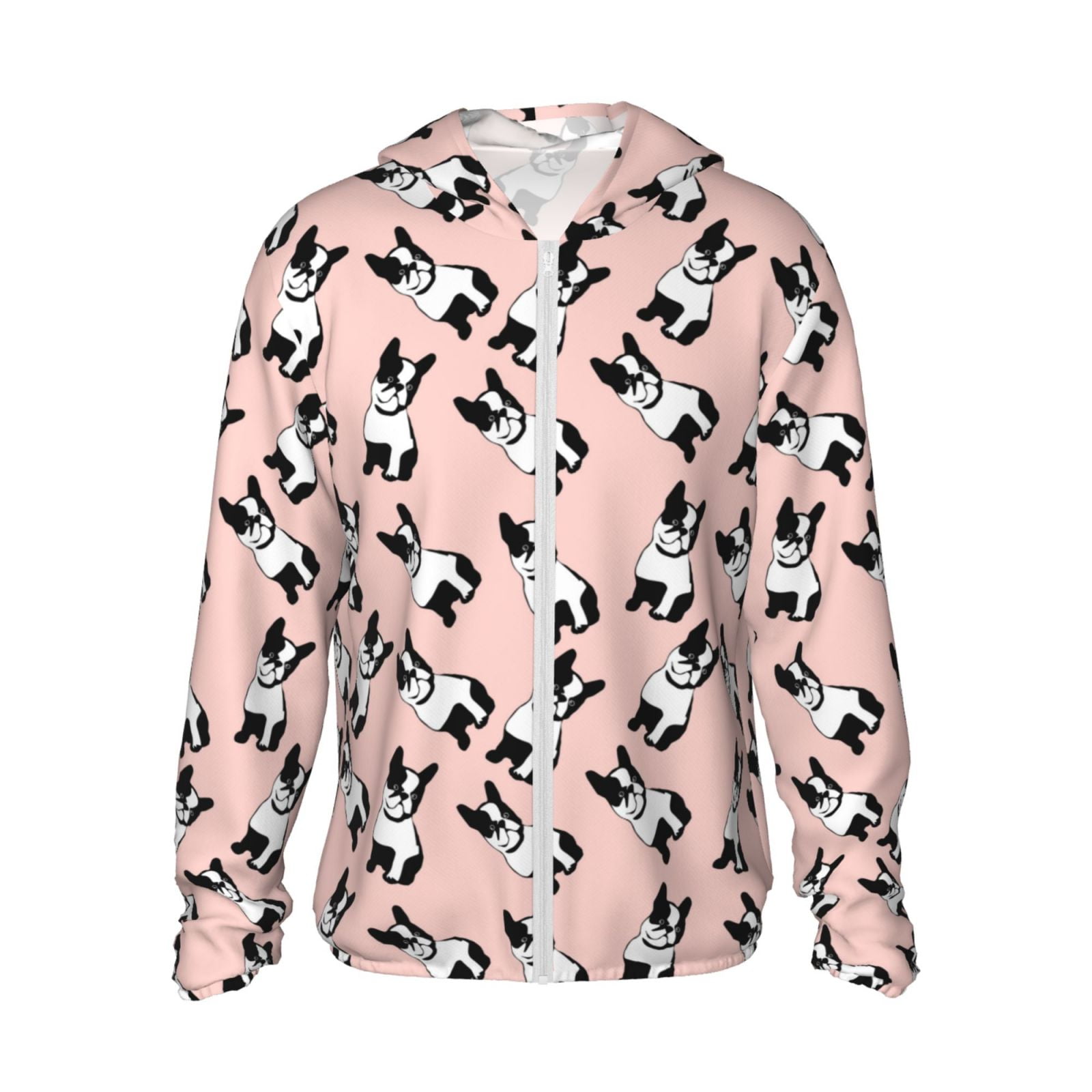 Goofa French Bulldog1 Printed Women's UPF 50+ Sun Protection Hoodie ...
