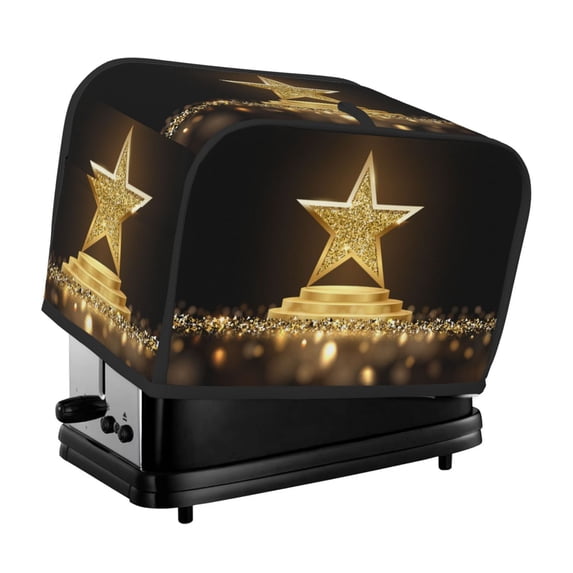 Goofa Golden Glitter And Light Print Toaster Cover 2 Slice, Two Slice ...
