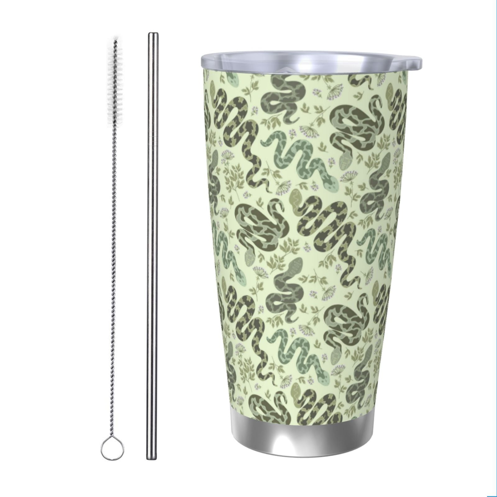 Goofa Green Snake for 20 oz Skinny Tumbler Stainless Steel Coffee Mug ...