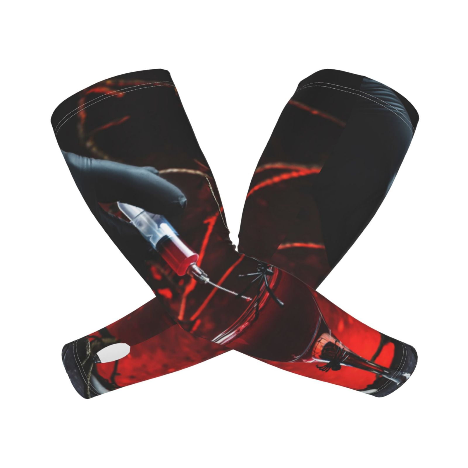 Goofa Halloween Vampire Party Pattern UV Sun Protection Arm Sleeves ...