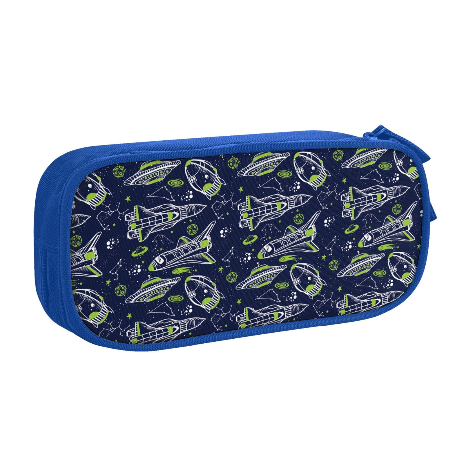 Goofa Hand Drawn Rockets Pattern Big Capacity Pencil Pen Case Office ...