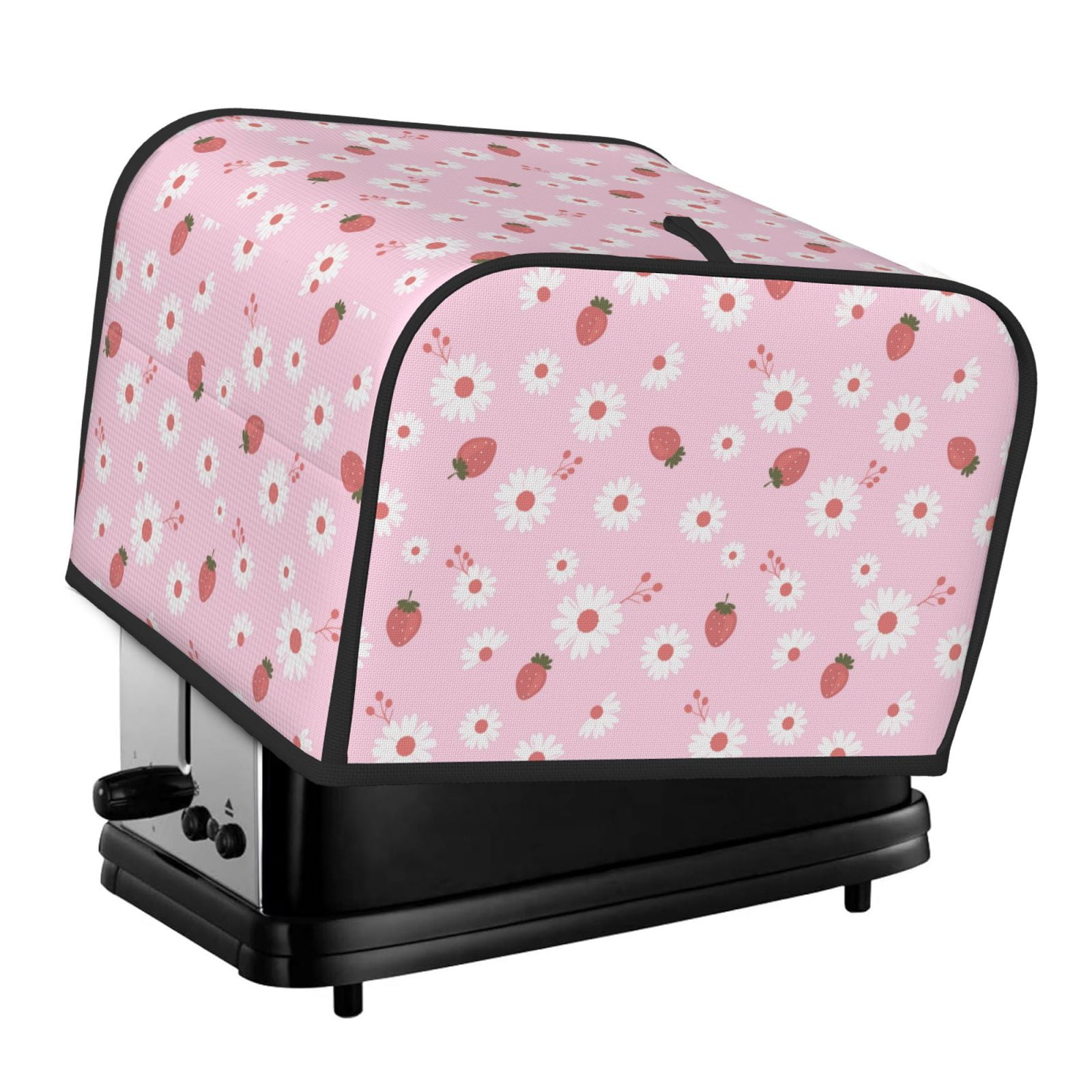 Goofa Hand Drawn Strawberry Print Toaster Cover 4 Slice, Four Slice ...