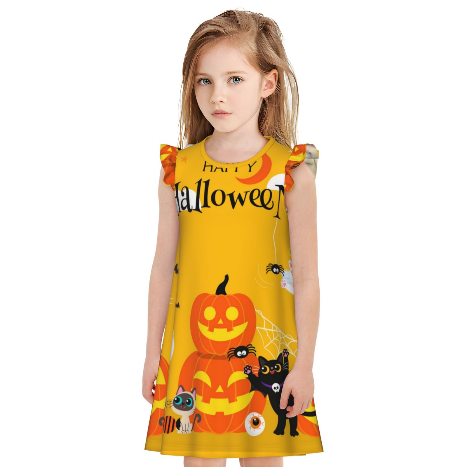 Goofa Happy Halloween1 Pattern Sweet & Sassy Girls' Nightgowns - Short ...