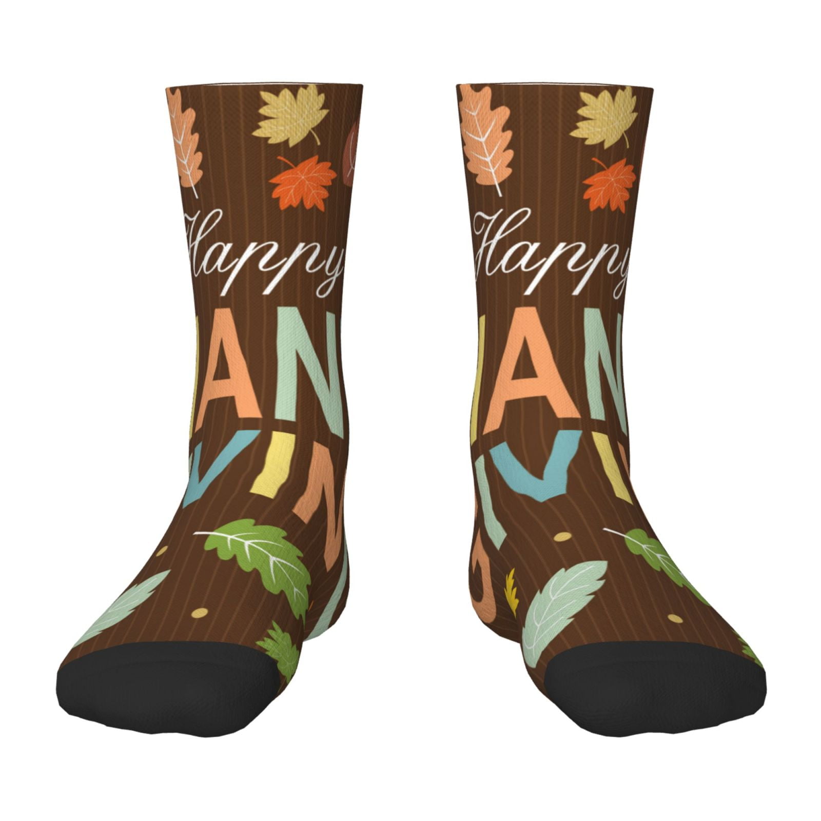 Goofa Happy Thanksgiving With Gnome Pattern Children's Crew Socks, Kids ...