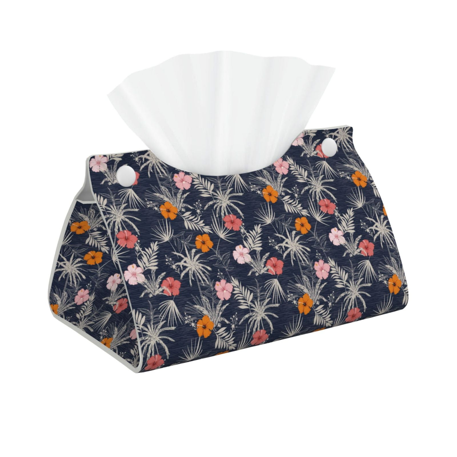 Goofa Hawaiian Style Pattern Triangle Square Tissue Box Cover, Modern ...