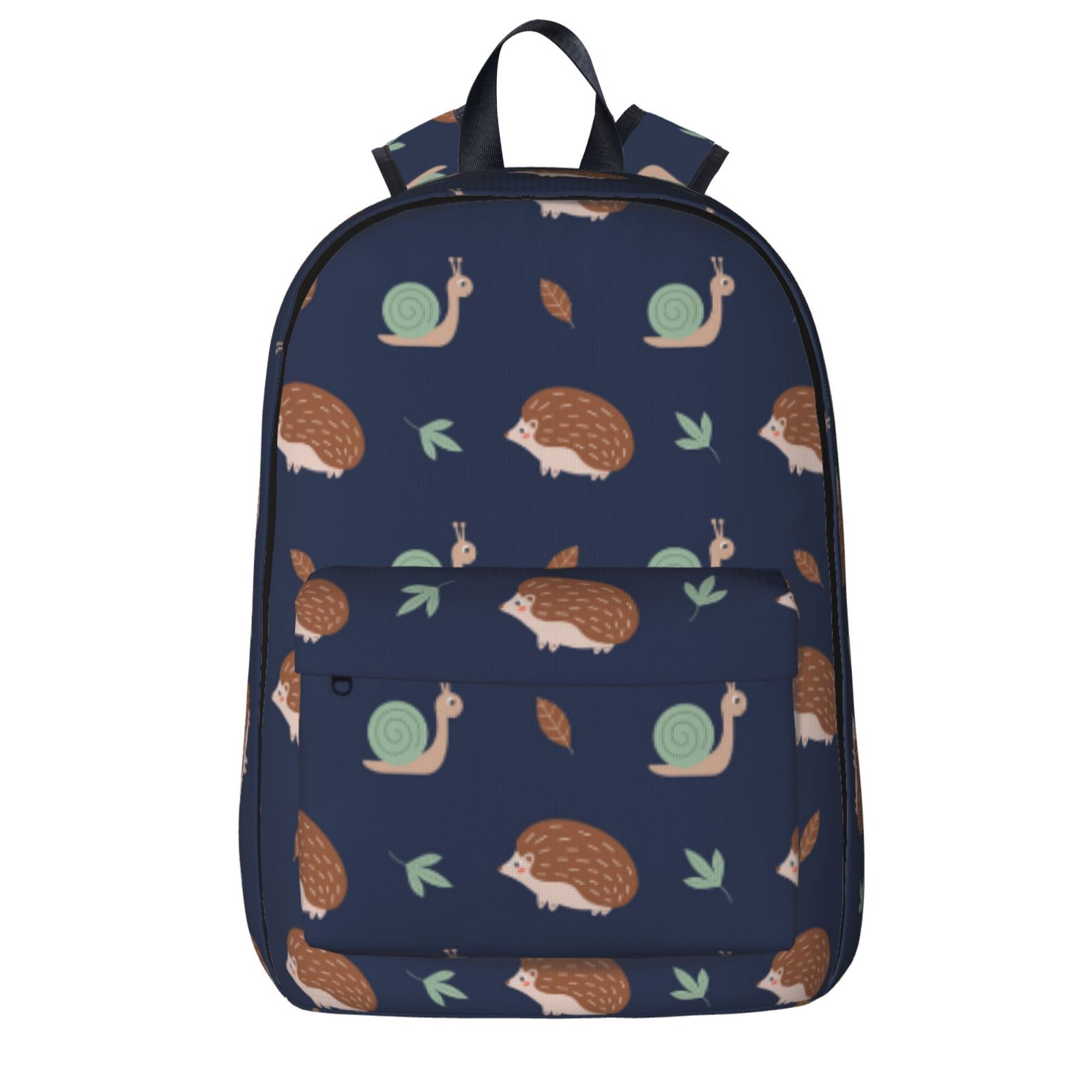 Goofa Hedgehog And Snail Printed Backpack,Laptop Backpack,Durable Anti ...