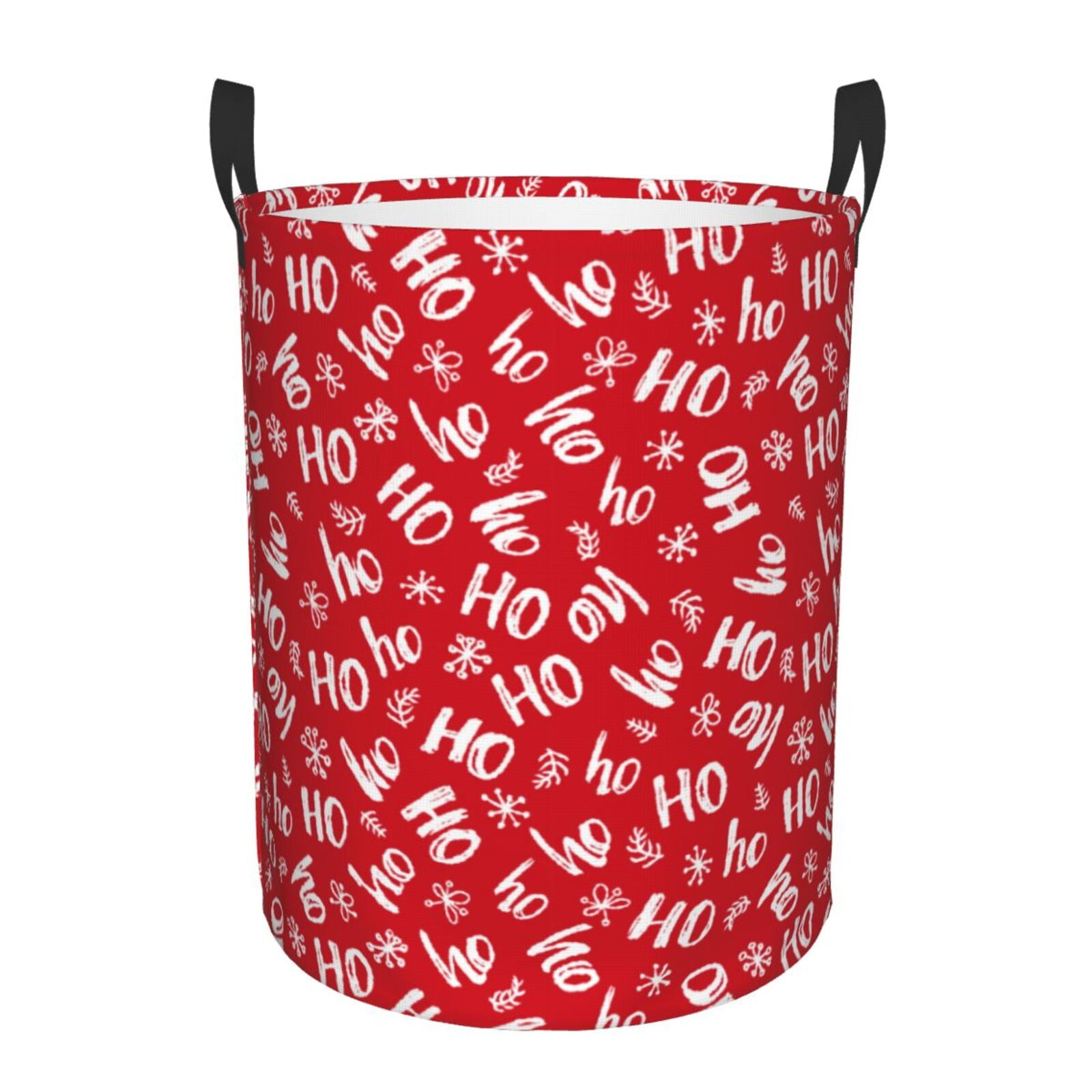 Goofa Hohoho Printed Circular Hamper,Laundry Basket with Handles ...