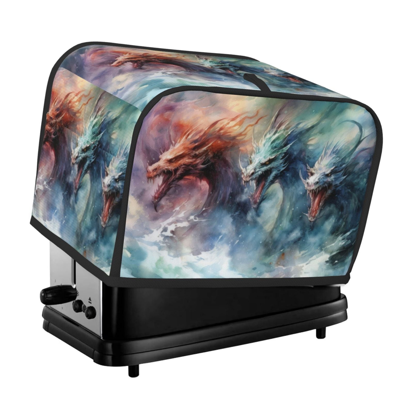 Goofa Ink Style Wave Dragon Print Toaster Cover 2 Slice, Two Slice ...