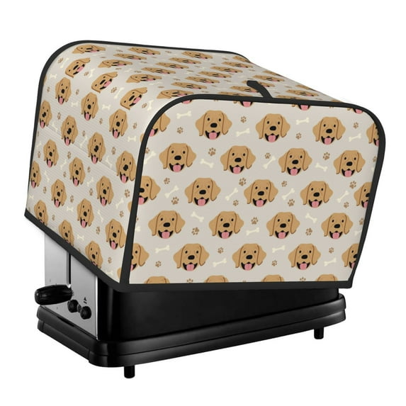 Goofa Labrador Retriever Dog Print Toaster Cover 4 Slice, Four Slice ...