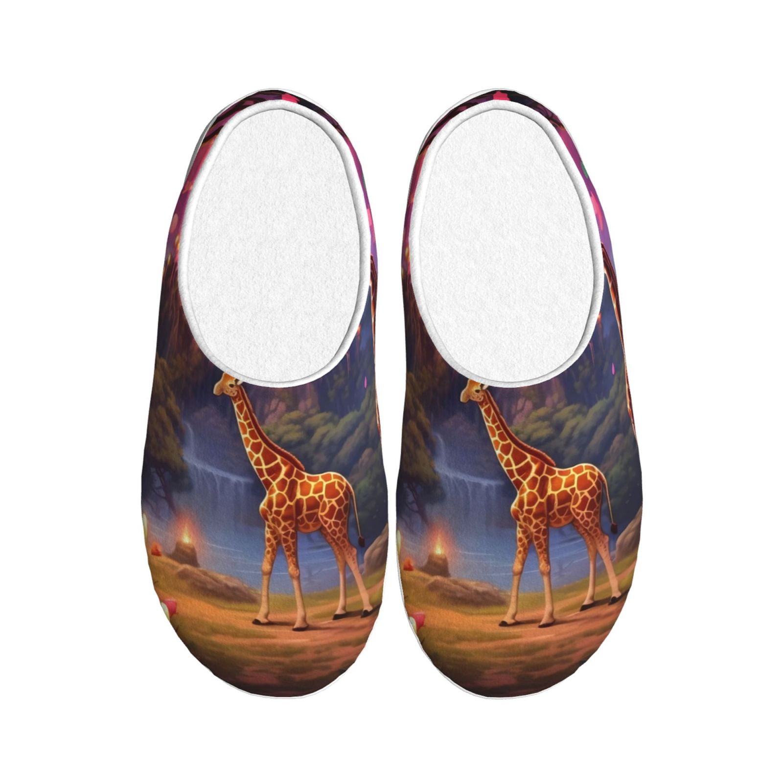Goofa Lantern Giraffes Magical Forest Print Womens Mens Cotton ...
